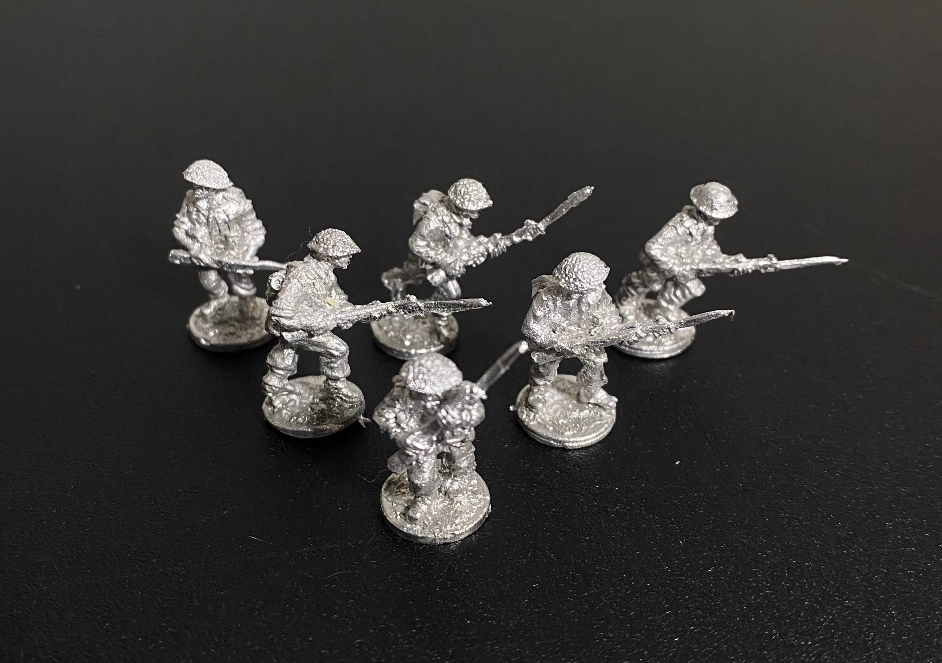 British Army Advancing (6 figures) BR2 | Battle Valor Games LLC