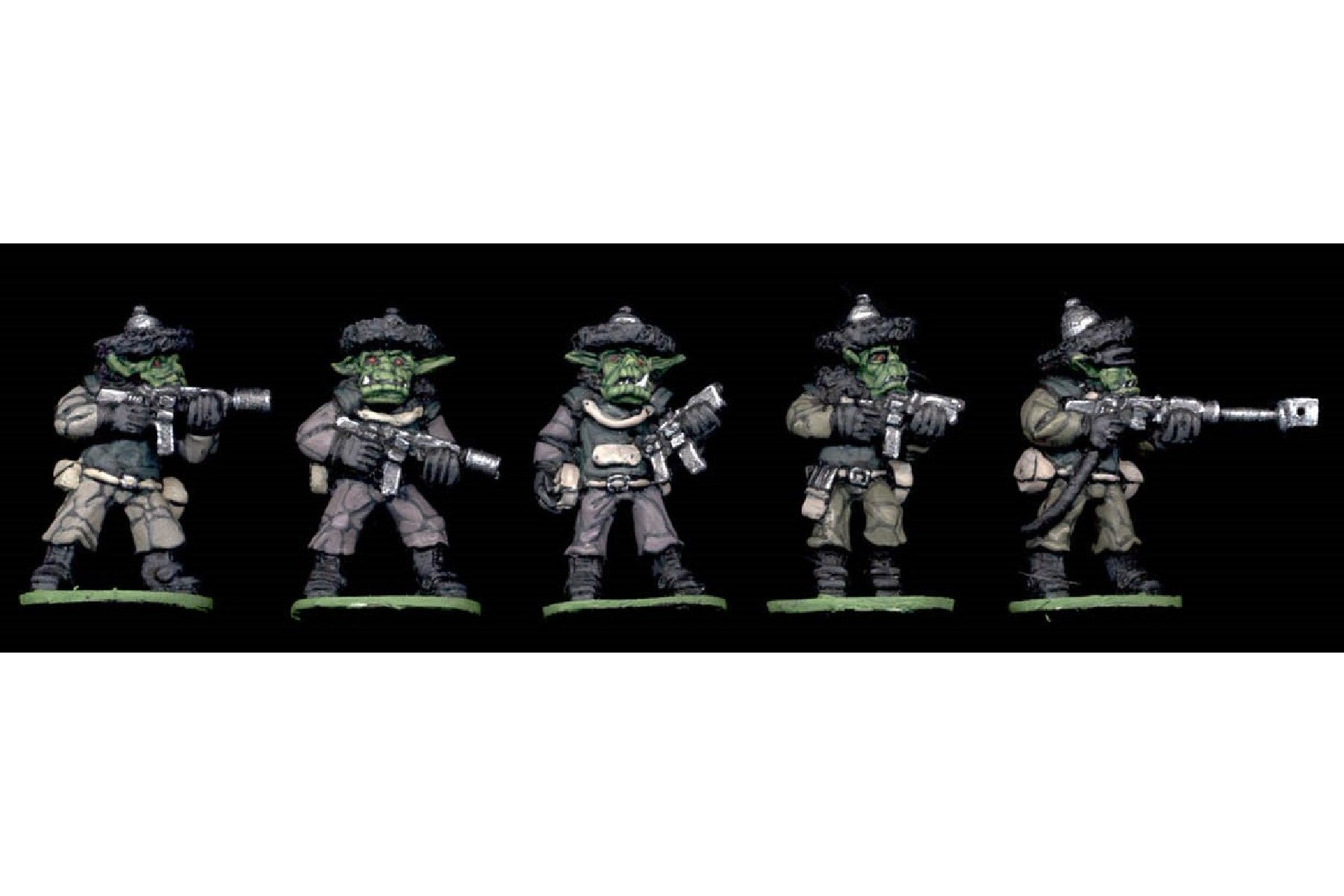 SCI-FI 75 Mongolid Space Orcs 1 (5 Figures) | Battle Valor Games LLC