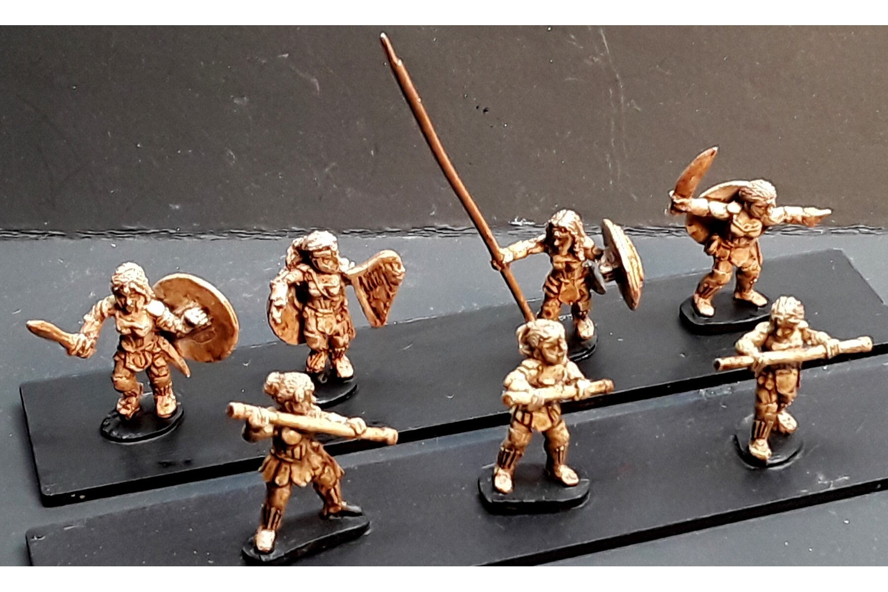 Amazonian Warriors with Staves (35 figures) | Battle Valor Games LLC