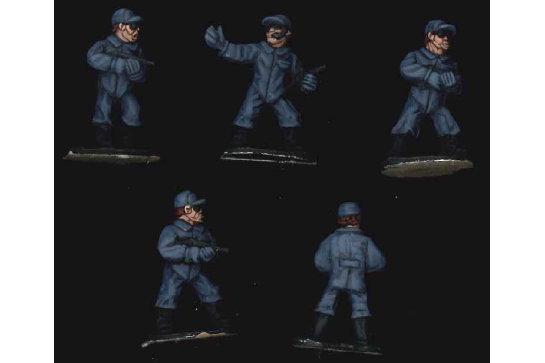 PULP 42 Henchmen with Machine Pistols (5 Figures) | Battle Valor Games LLC