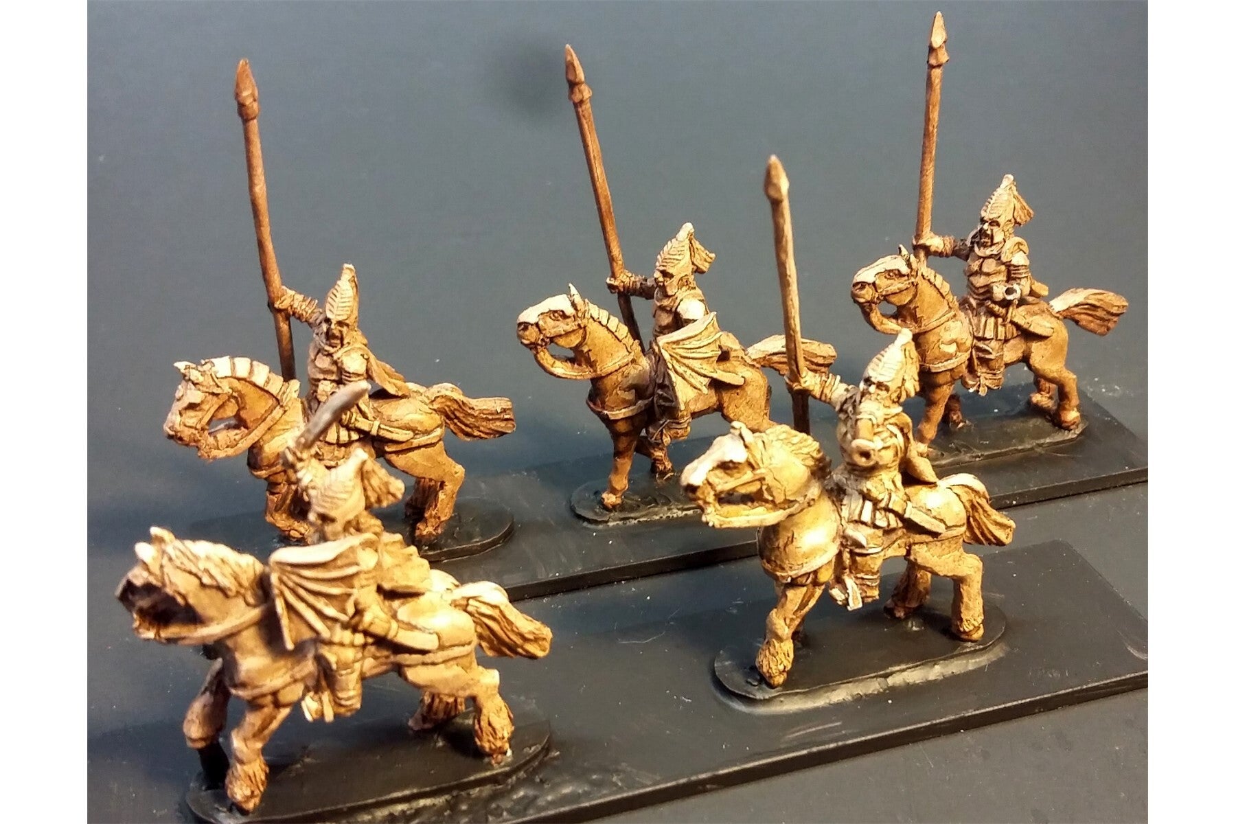 Vampirian Lancers with Shields on Lightly Armored Horses (16 figures ...